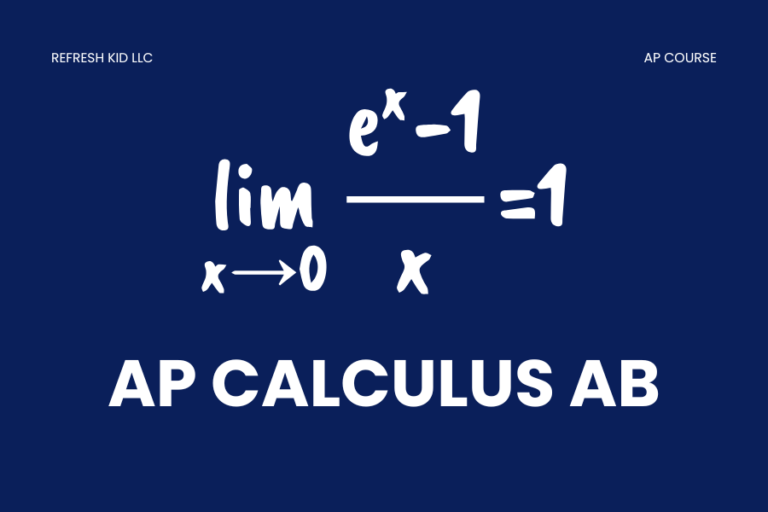 AP Calculus AB – Refresh Kid Learning